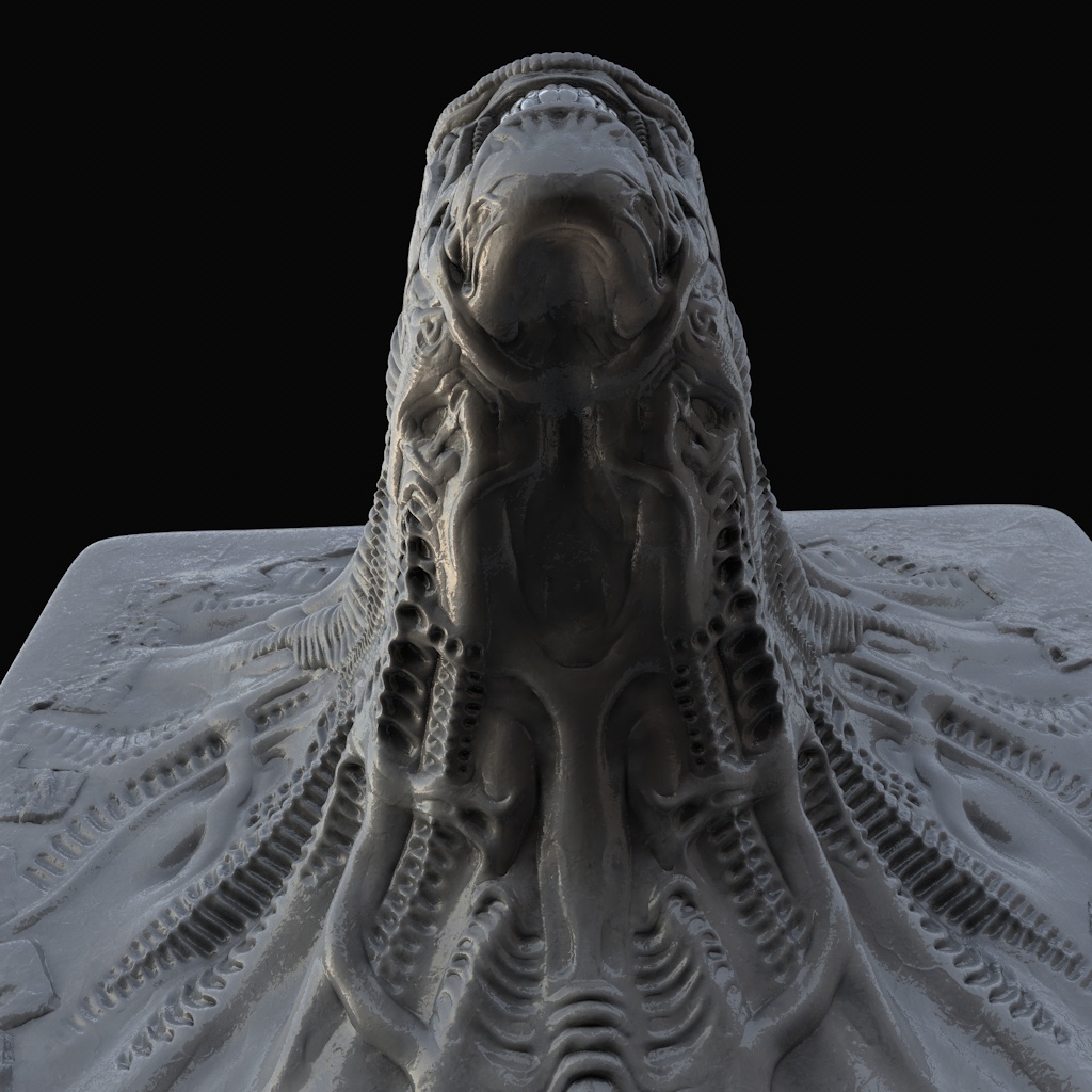 Alien decoration 3D model - TurboSquid 1201274