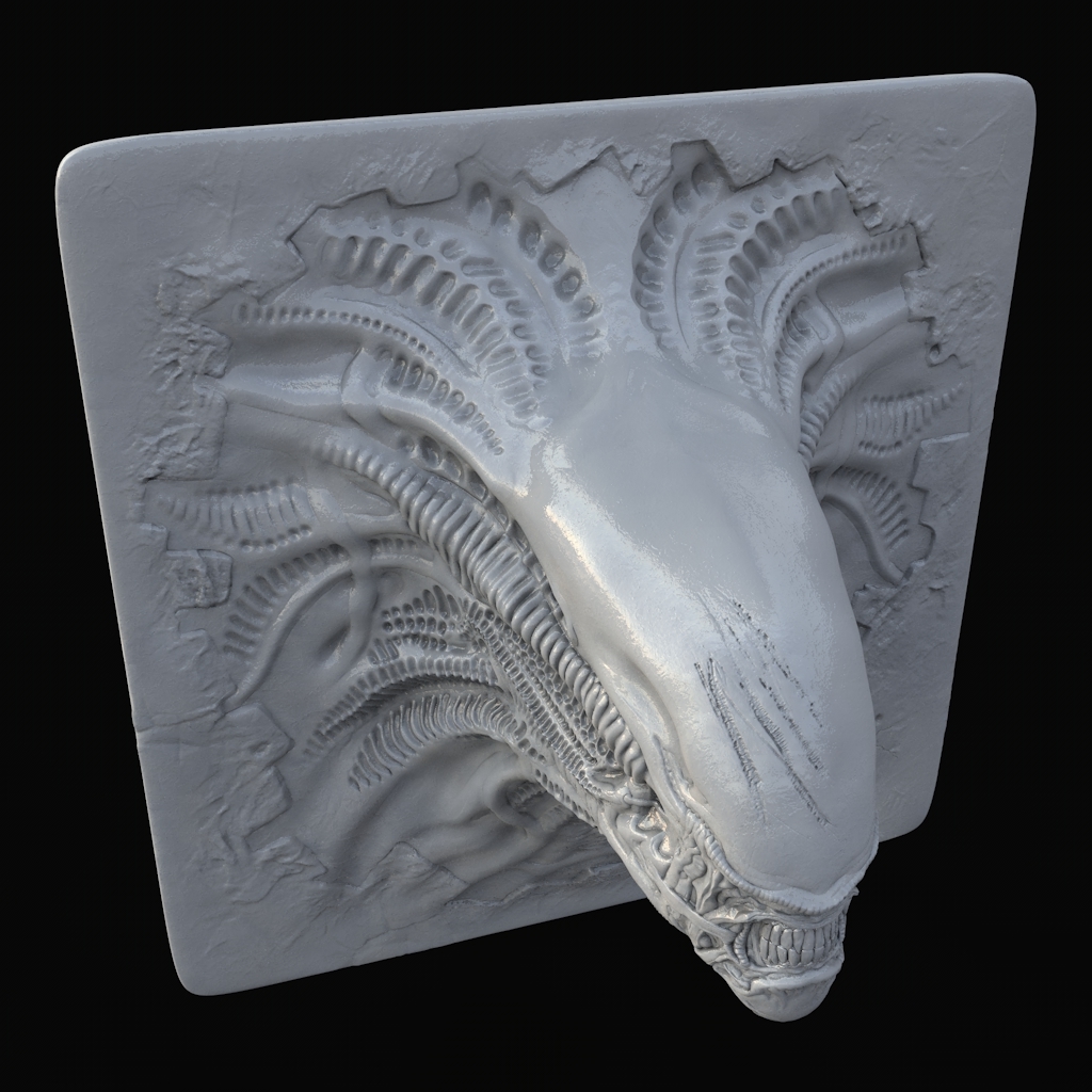 Alien decoration 3D model - TurboSquid 1201274