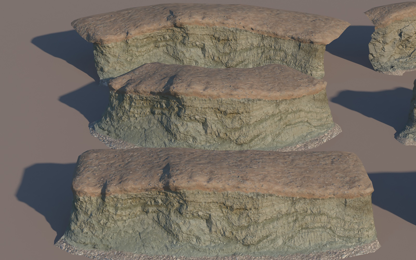 Modular cliff 3D model - TurboSquid 1201425