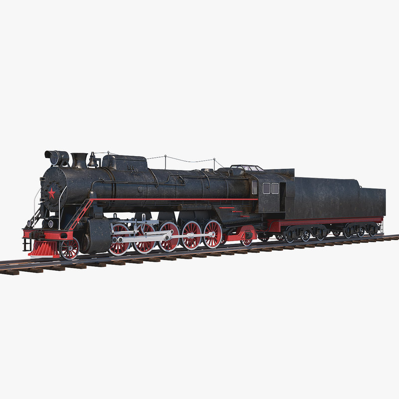3D steam locomotive fd-20 - TurboSquid 1201497