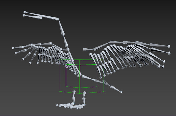 Realistic white duck rigging 3D model - TurboSquid 1201727