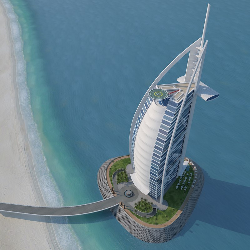 Burj al arab 3D model - TurboSquid 1201794