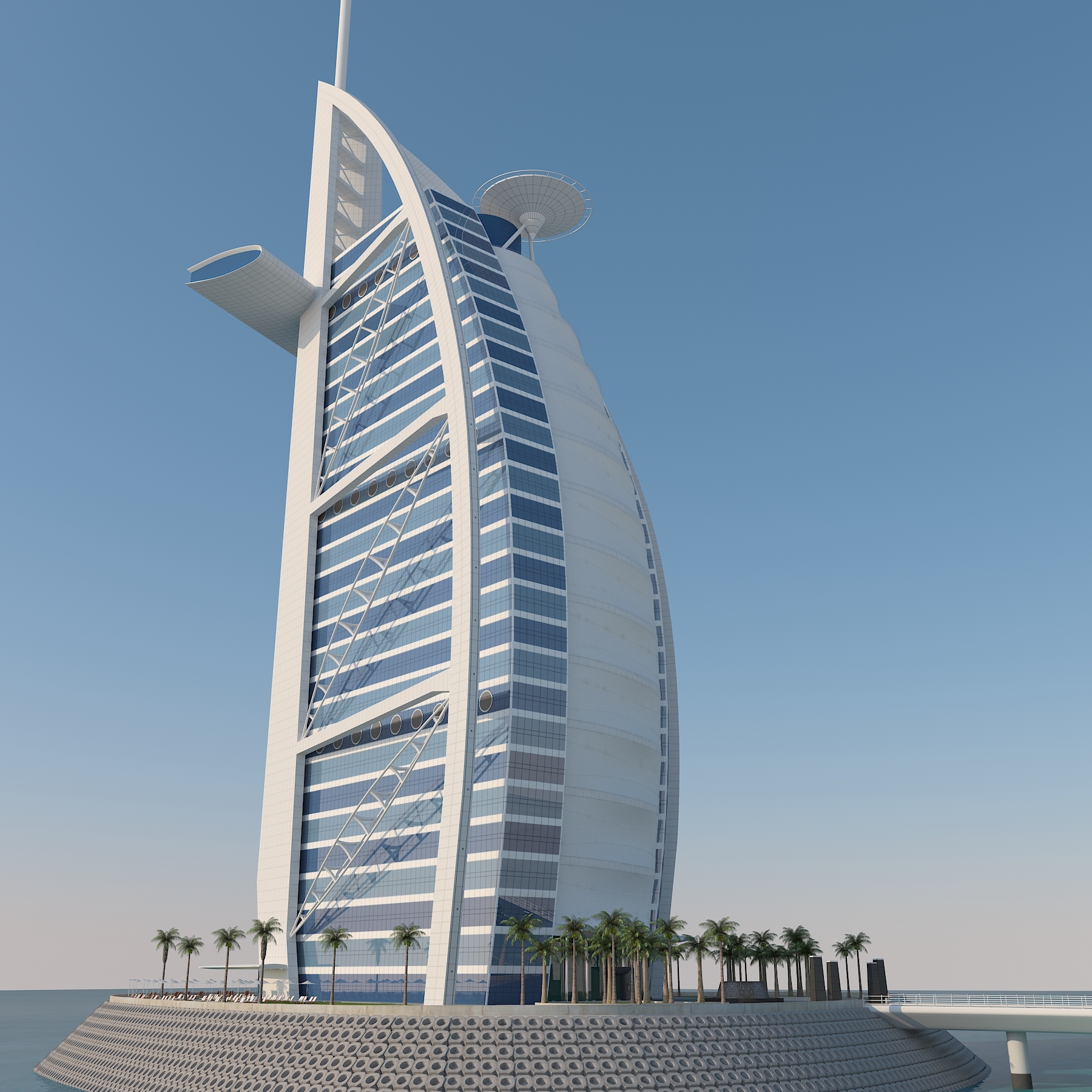 Burj al arab 3D model - TurboSquid 1201794
