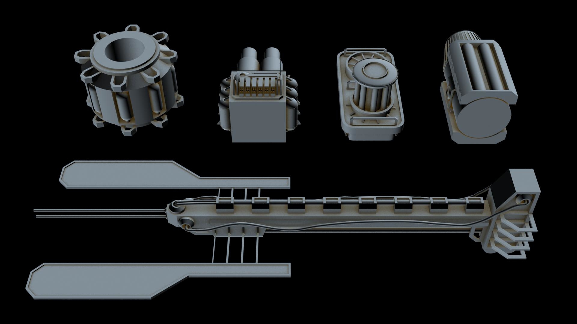 3D starship greeble 2 model - TurboSquid 1201876