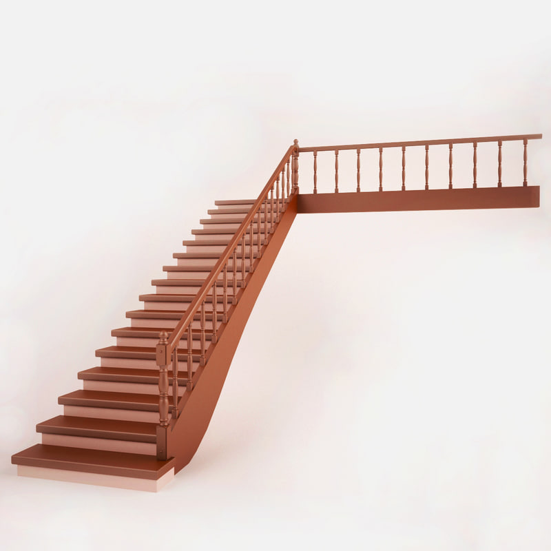 Stair 3d Model Turbosquid 1201910