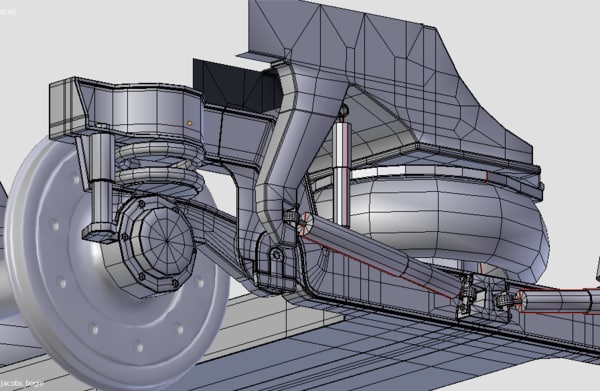 Jacobs bogie 3D model - TurboSquid 1202098