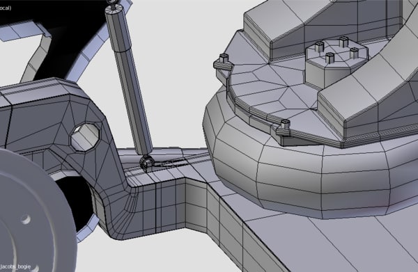 Jacobs bogie 3D model - TurboSquid 1202098