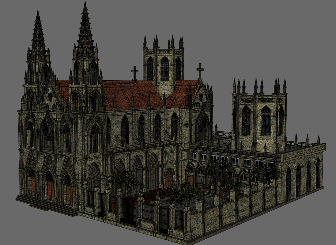 Cathedral 3D - TurboSquid 1202115