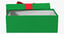 Gift box open green 3D model - TurboSquid 1202461