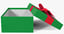 Gift box open green 3D model - TurboSquid 1202461