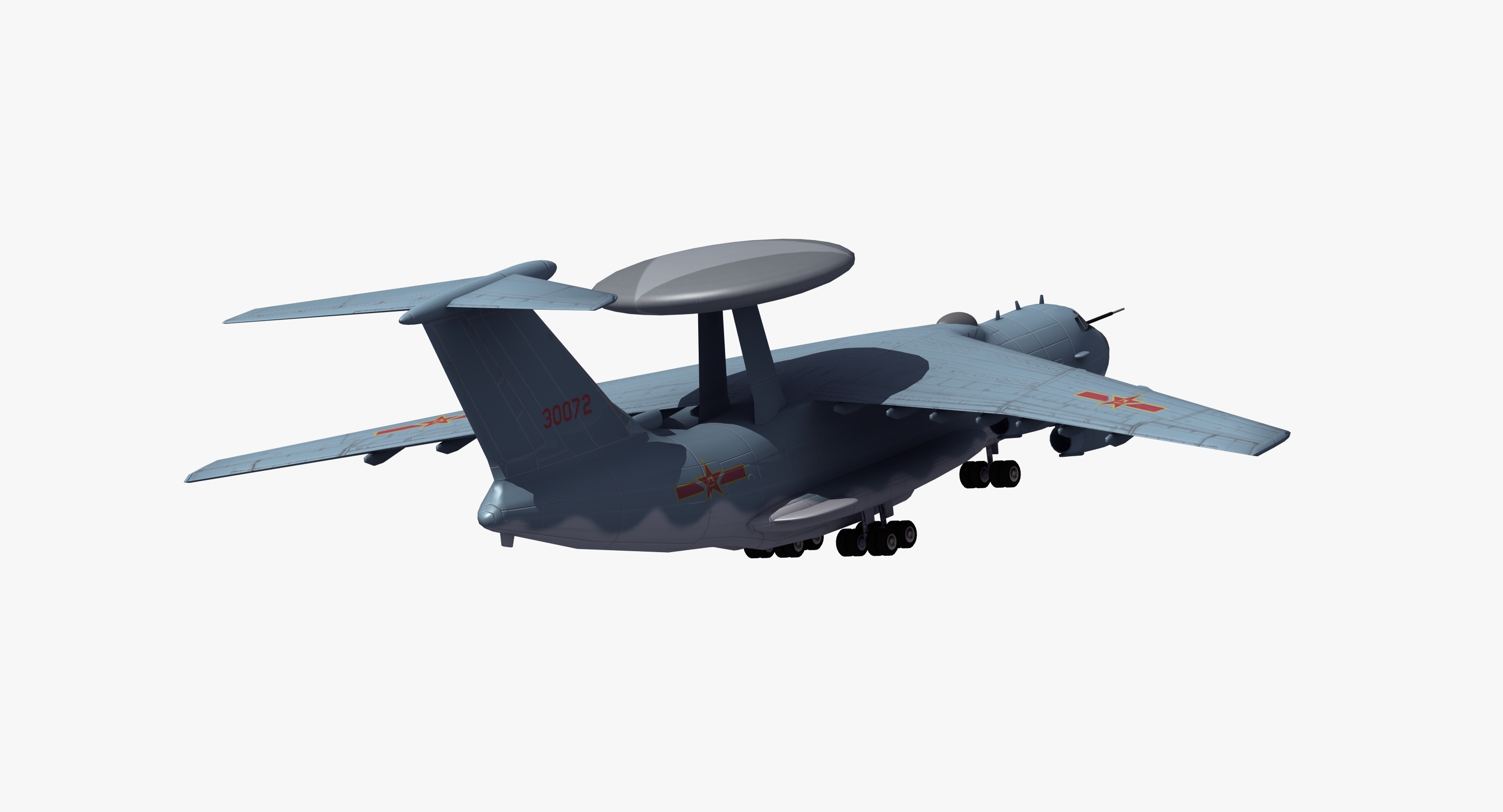 Kj-2000 awacs model - TurboSquid 1202534