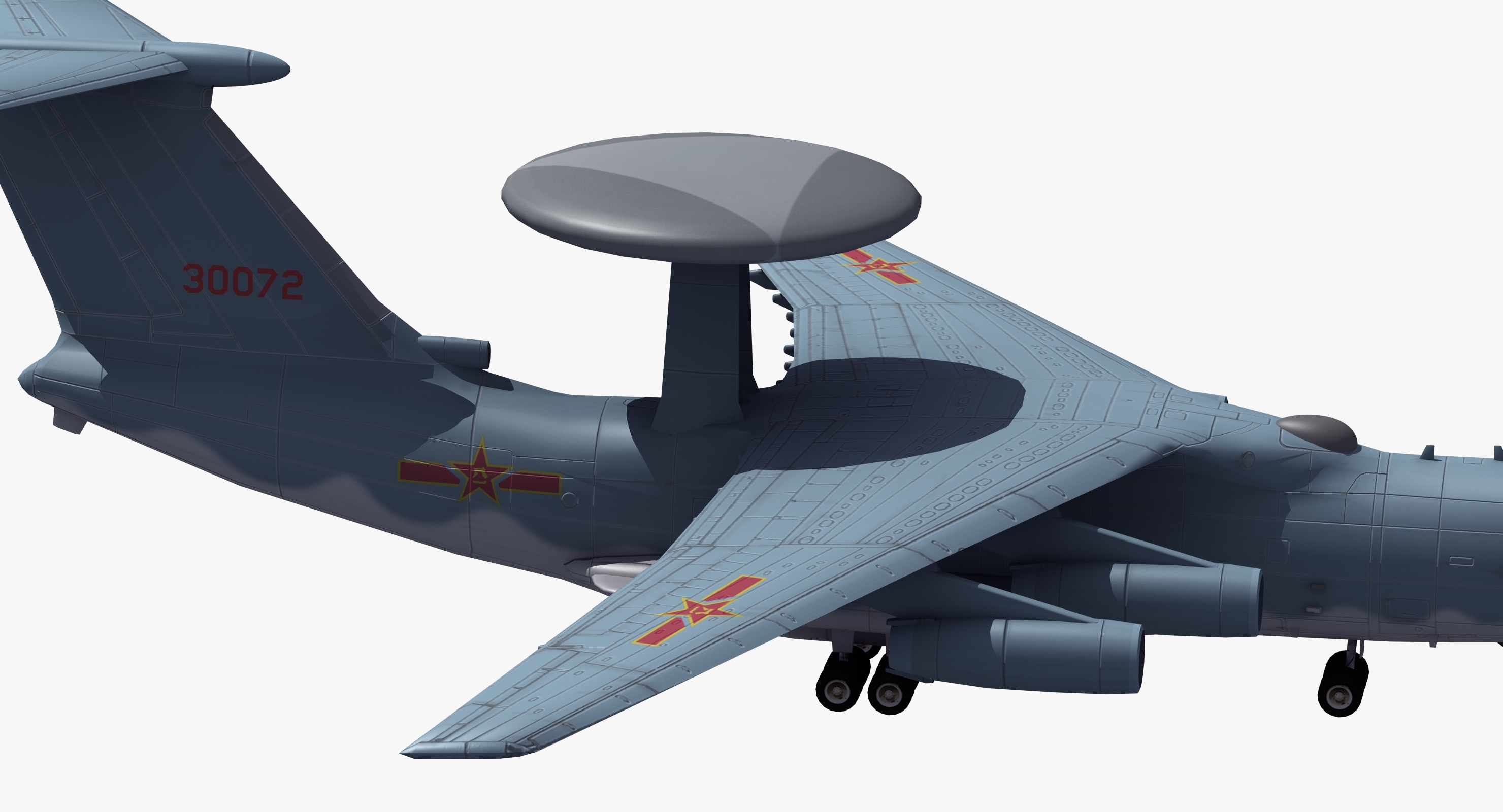 Kj-2000 awacs model - TurboSquid 1202534