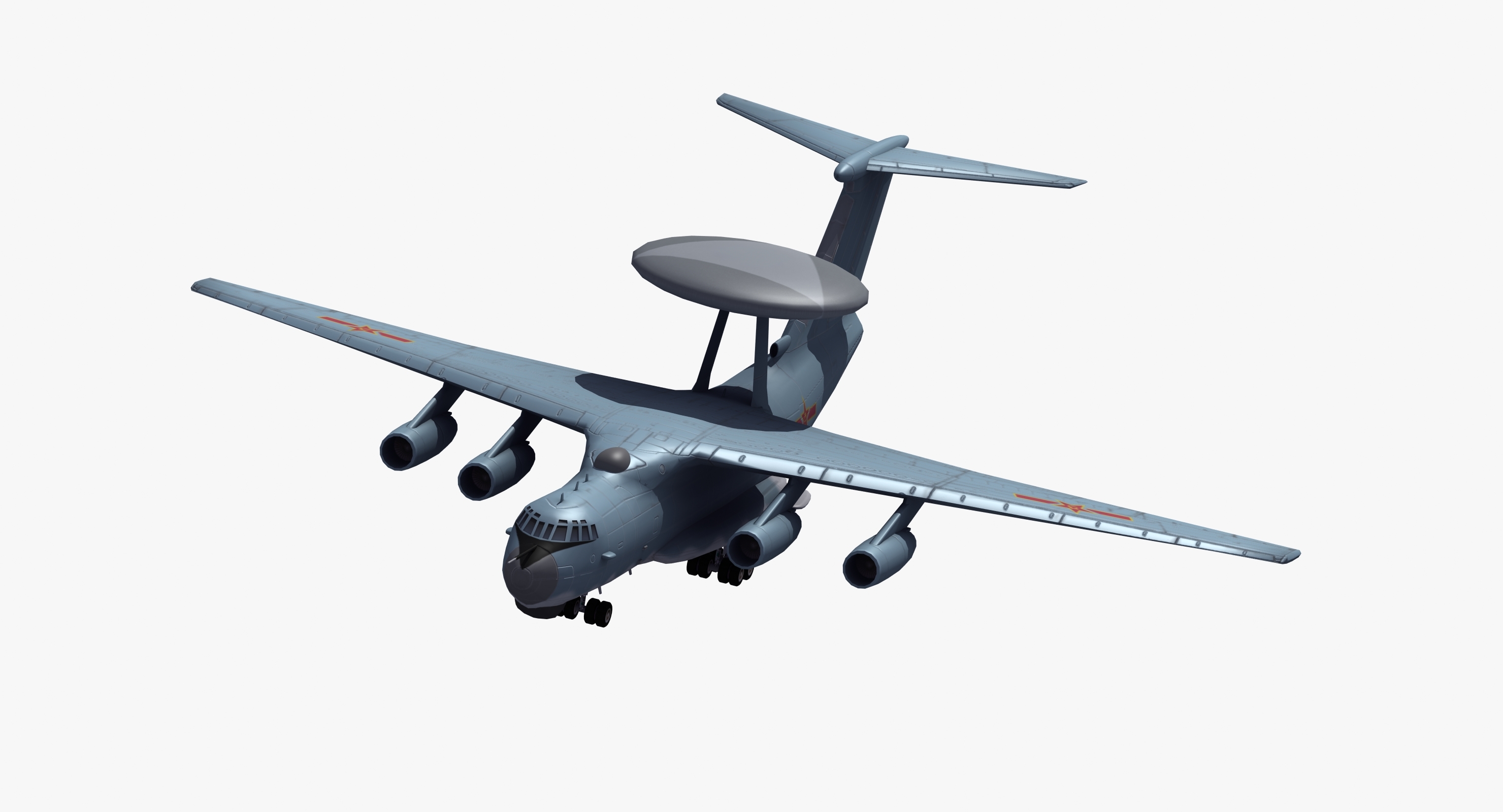 Kj-2000 awacs model - TurboSquid 1202534
