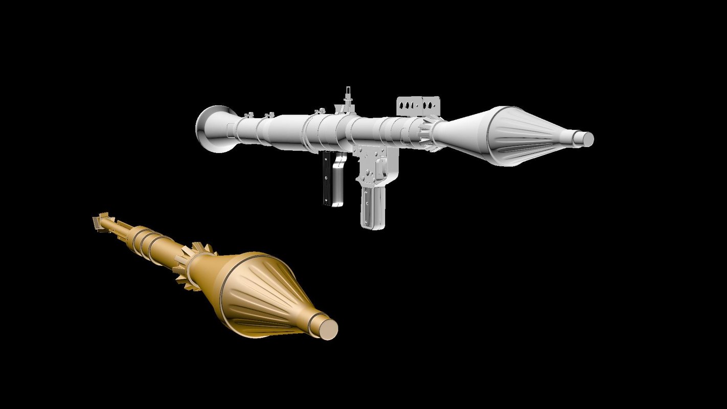Rpg-7 3D model - TurboSquid 1202613