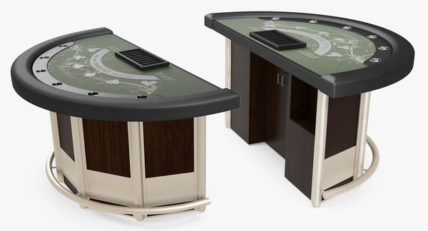 3D blackjack table - TurboSquid 1202632