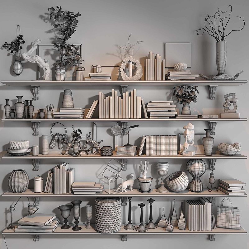 3D decor set 06 model - TurboSquid 1202739