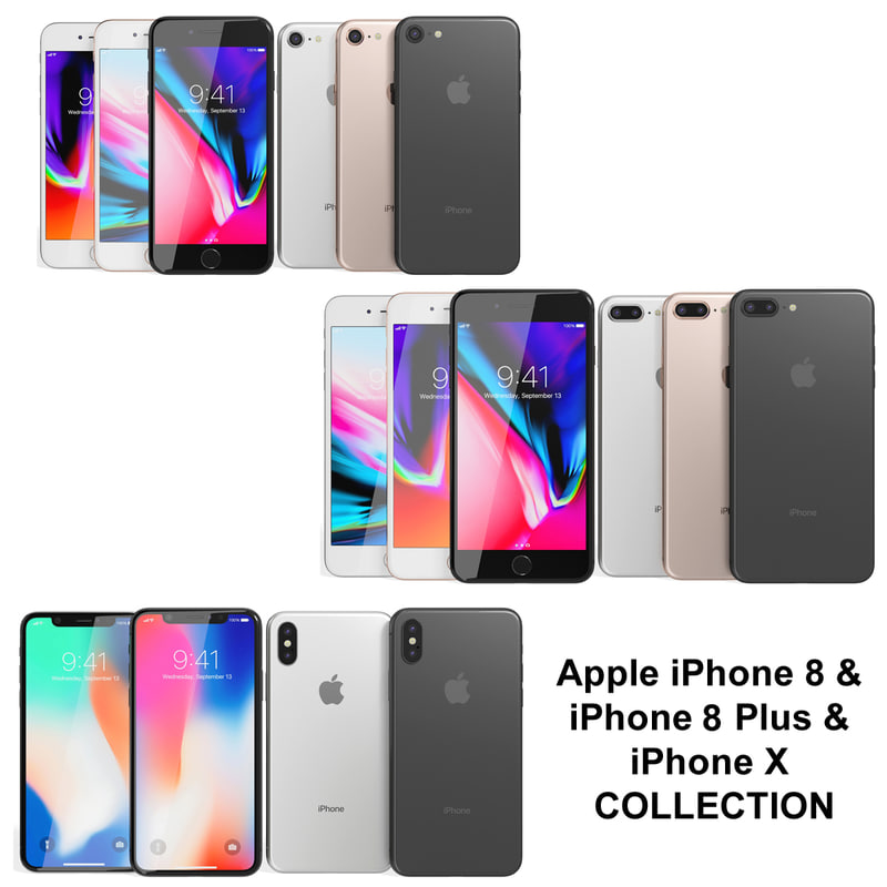 3D realistic apple iphone 8 model - TurboSquid 1202813