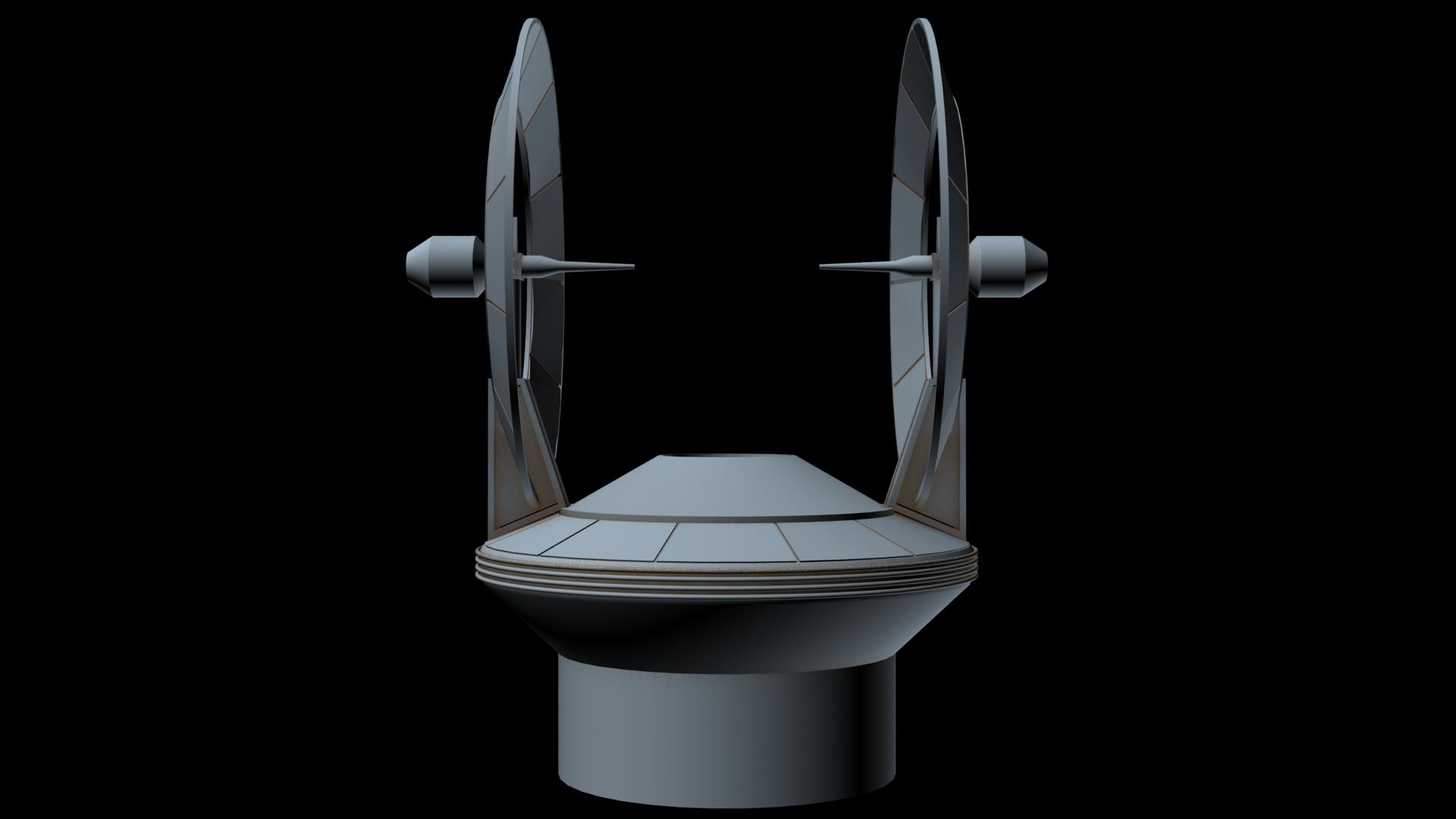 Starship star 3D model - TurboSquid 1202832