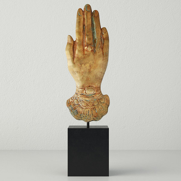 3D модель Викторианский латунный ручной пресс-папье - TurboSquid 1202874