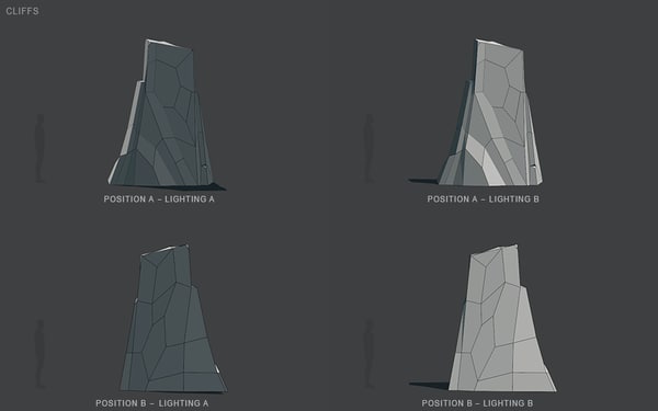 3D stylized cliffs model - TurboSquid 1202907