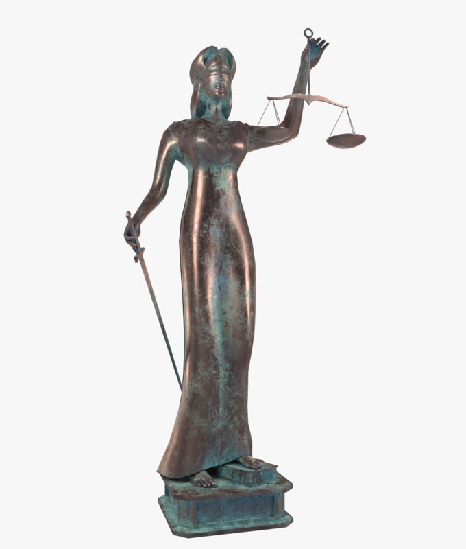 3D lady justice - TurboSquid 1203200