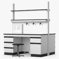 3D laboratory table model - TurboSquid 1556217