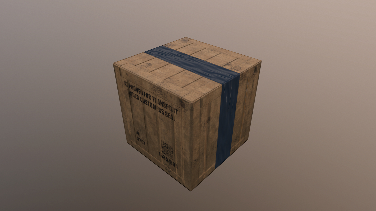 Free 3D wooden box model - TurboSquid 1203207