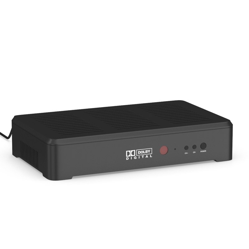 3D hdtv digital converter box model - TurboSquid 1203239
