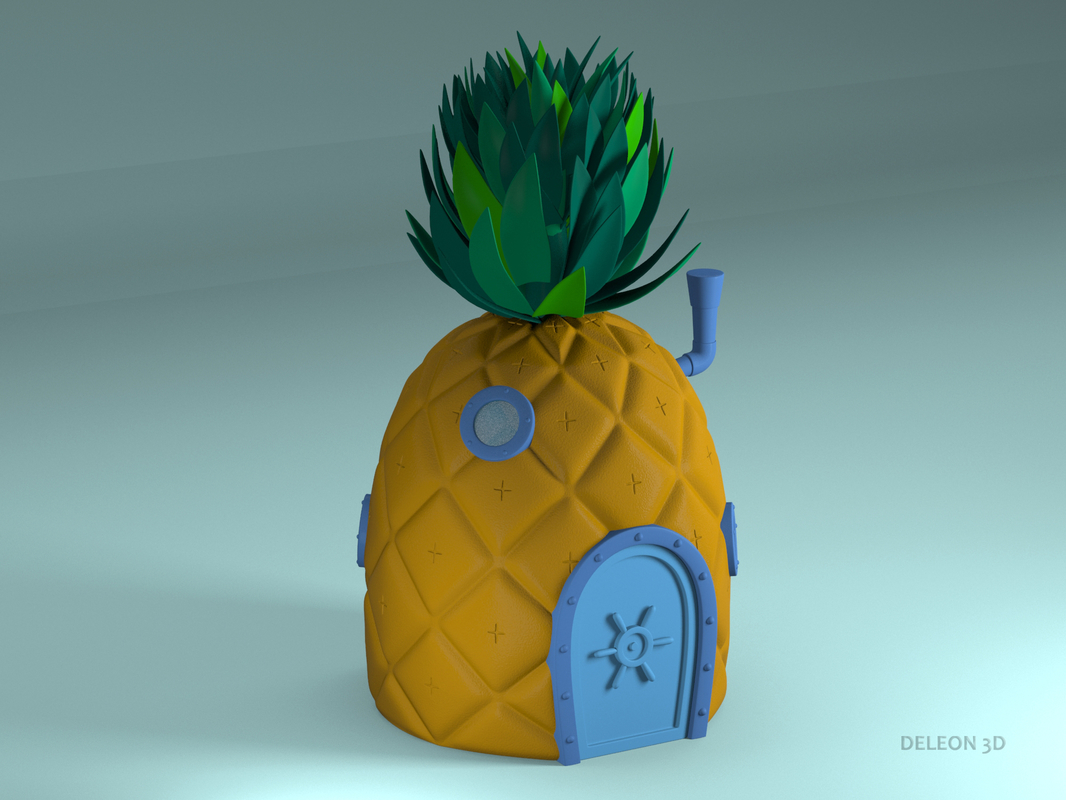 Ananas SpongeBob 3D-Modell - TurboSquid 1203267