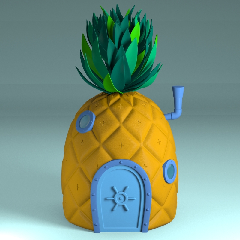 Ananas SpongeBob 3D-Modell - TurboSquid 1203267