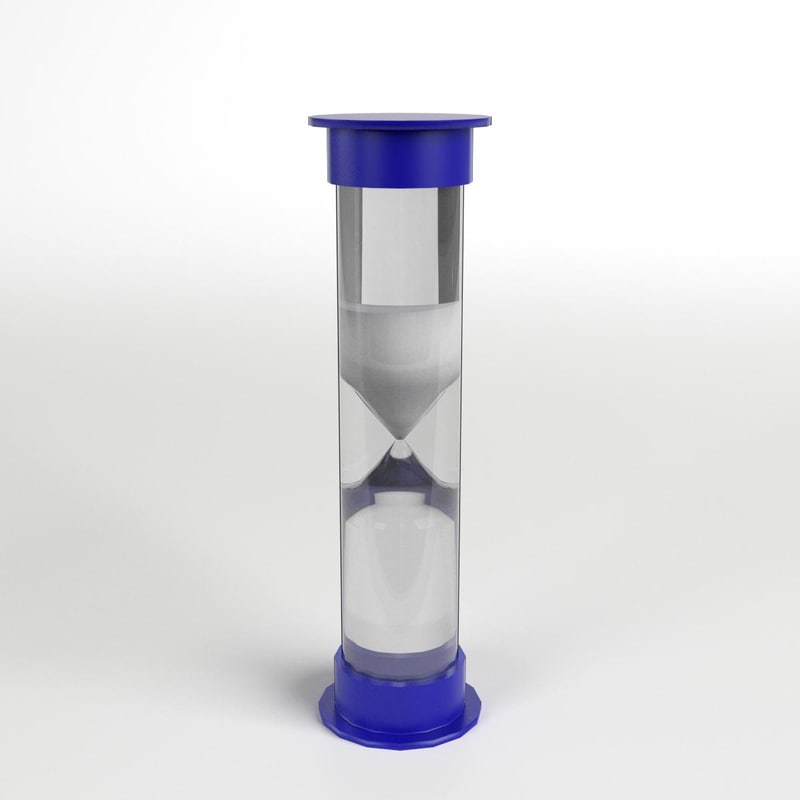 3D toy sand timer hourglass model - TurboSquid 1203359