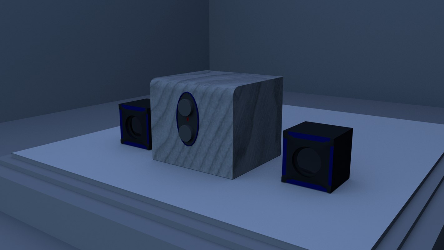 Free stereo speaker 3D model - TurboSquid 1203545