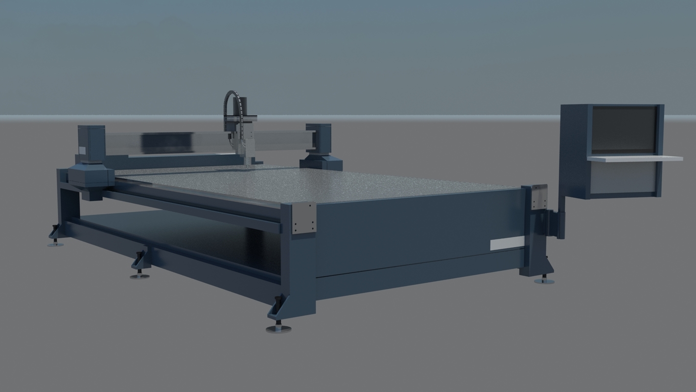 3D cnc router model - TurboSquid 1203556