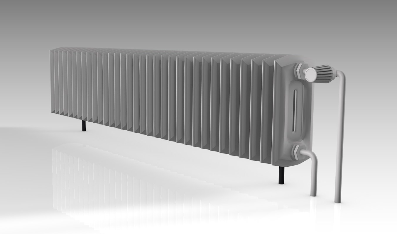 3D cast iron radiator model - TurboSquid 1203606