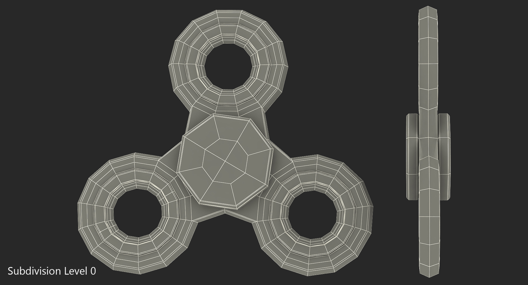 Fidget spinner model - TurboSquid 1203611
