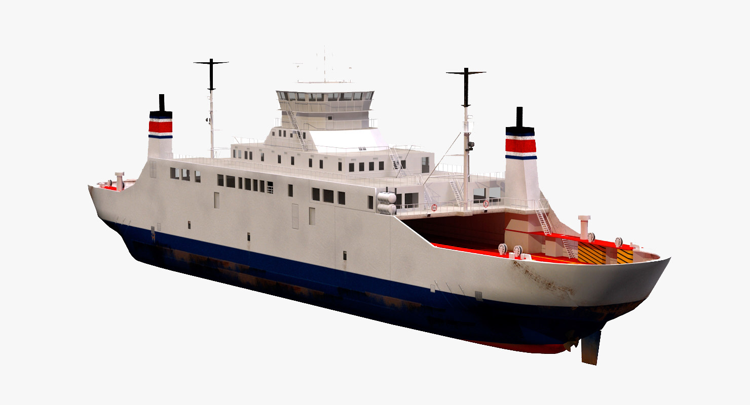 3D car ferry lp model - TurboSquid 1203635