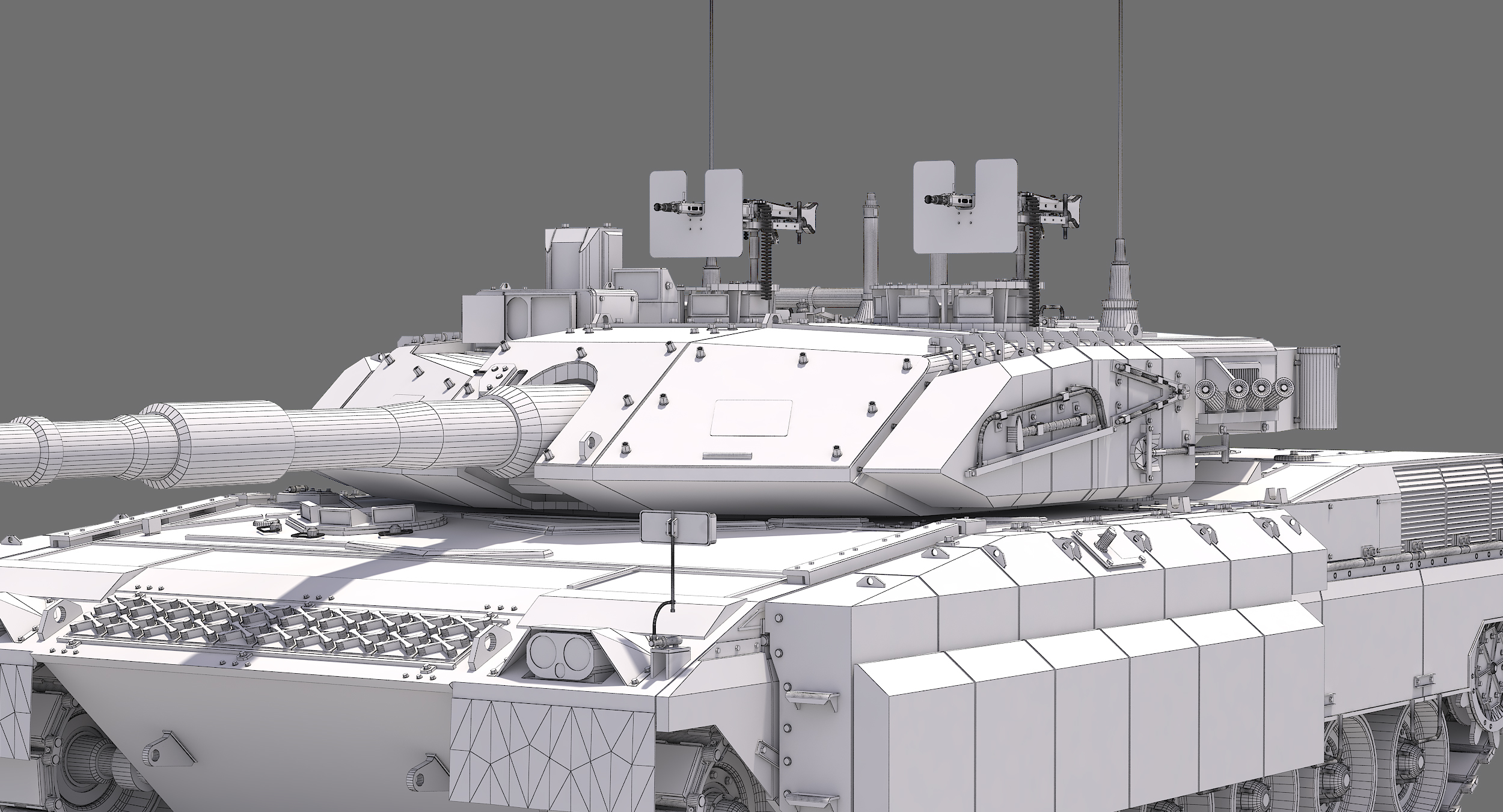 C1 ariete reactive armour 3D model - TurboSquid 1203674