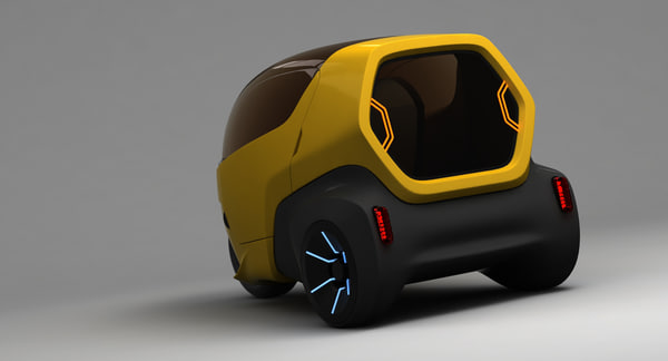 Bemo three-wheeler concept 3D - TurboSquid 1203711