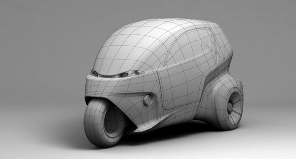 Bemo three-wheeler concept 3D - TurboSquid 1203711