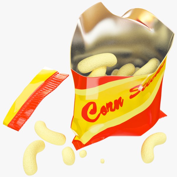 3D corn sticks chips model - TurboSquid 1203763