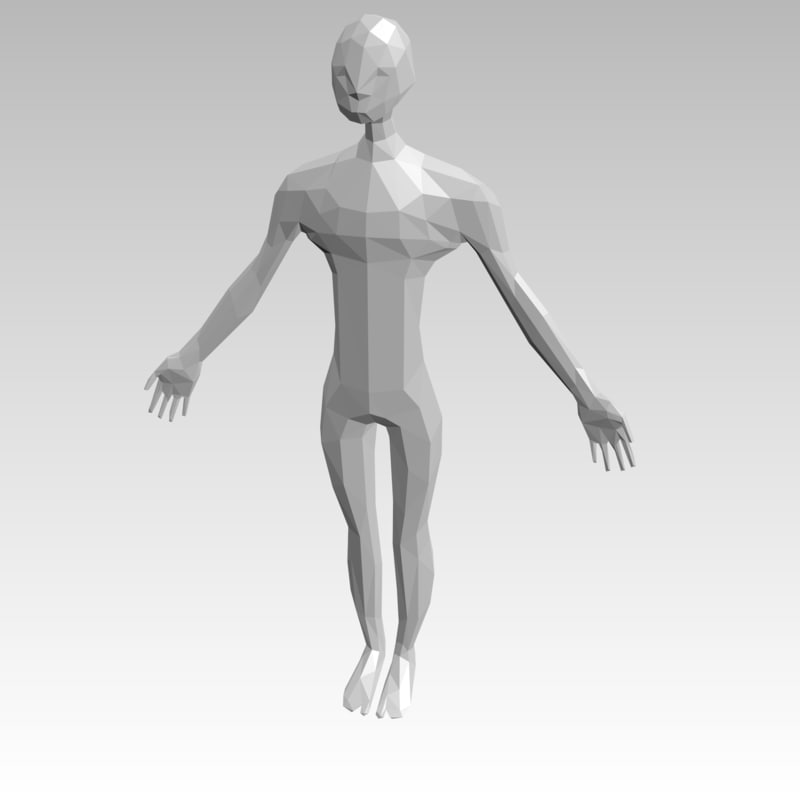 3D model low-poly man - TurboSquid 1204018