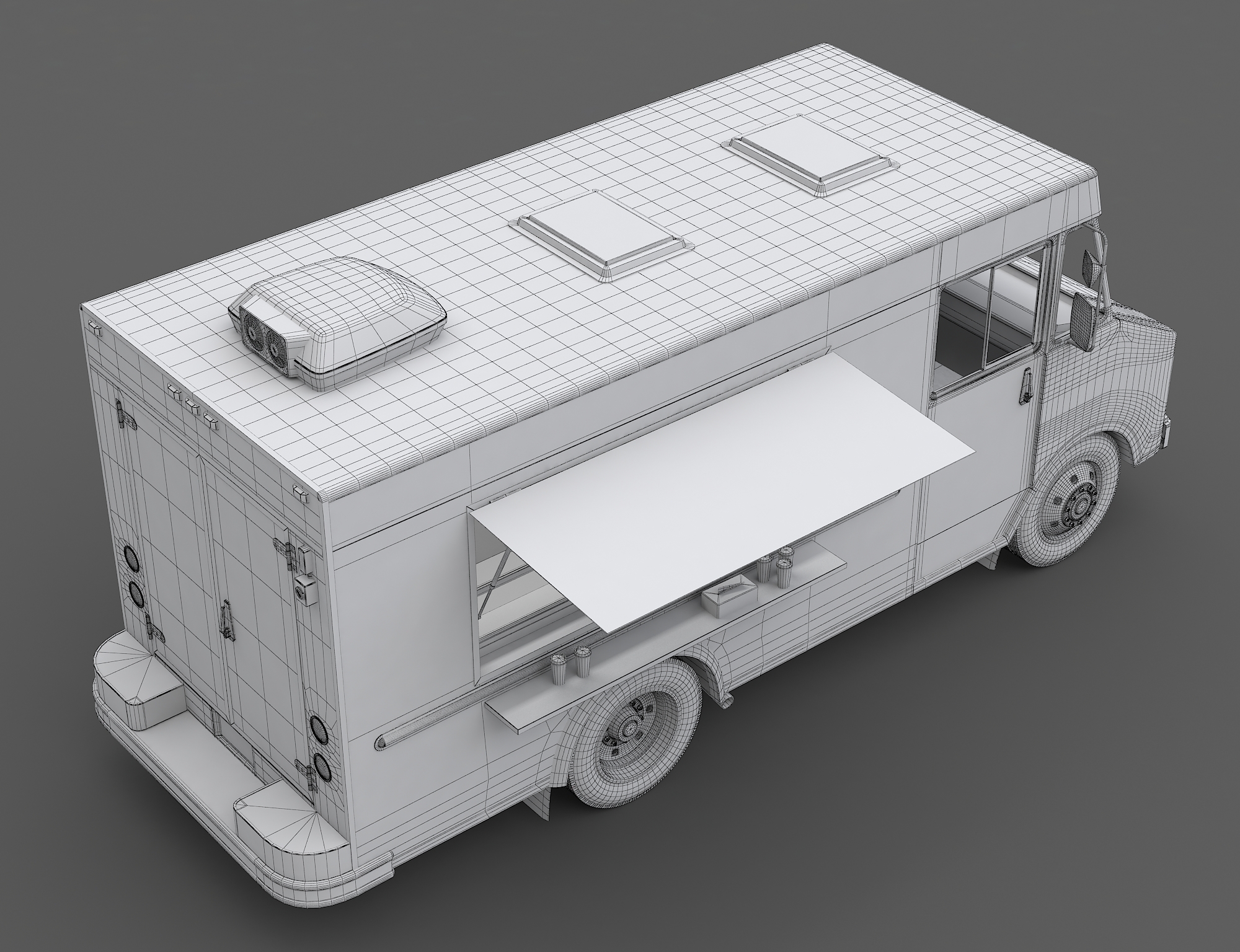 Food truck 3D model - TurboSquid 1204022