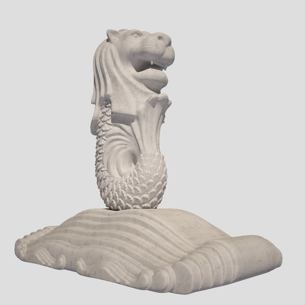 Singapore merlion 3D model - TurboSquid 1204065