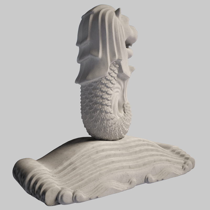Singapore merlion 3D model - TurboSquid 1204065