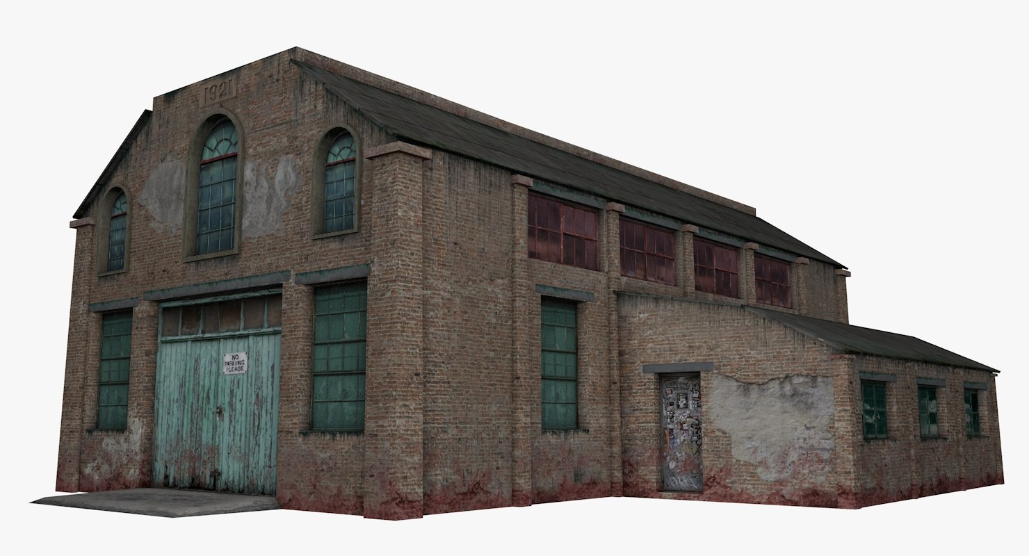 3D model old warehouse house - TurboSquid 1204098