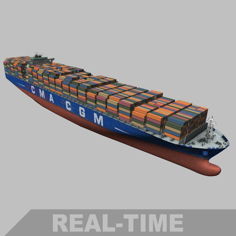 Real-time new panamax vtel 3D model - TurboSquid 1204105