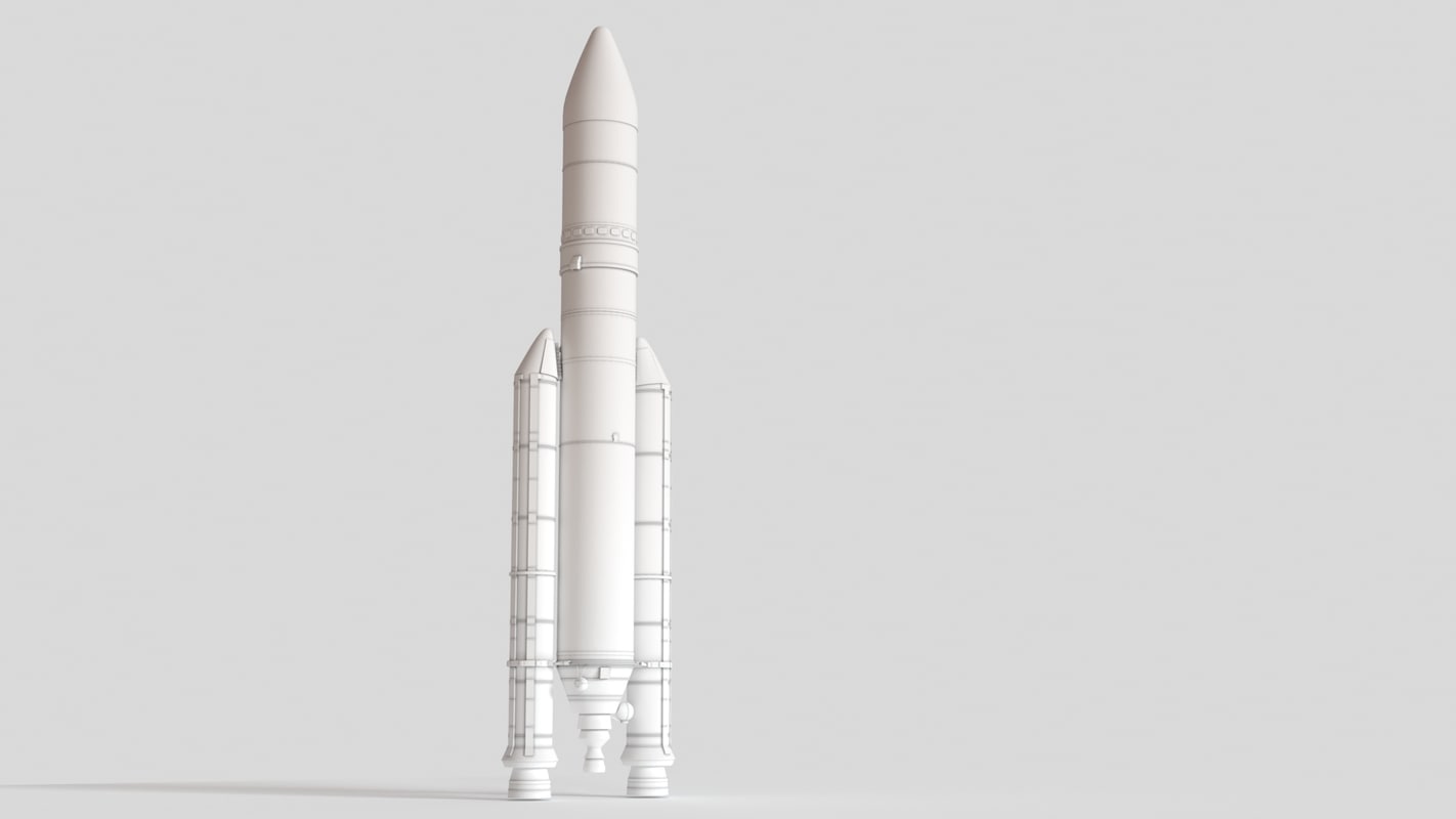 3D model ariane 5 eca rocket - TurboSquid 1204139