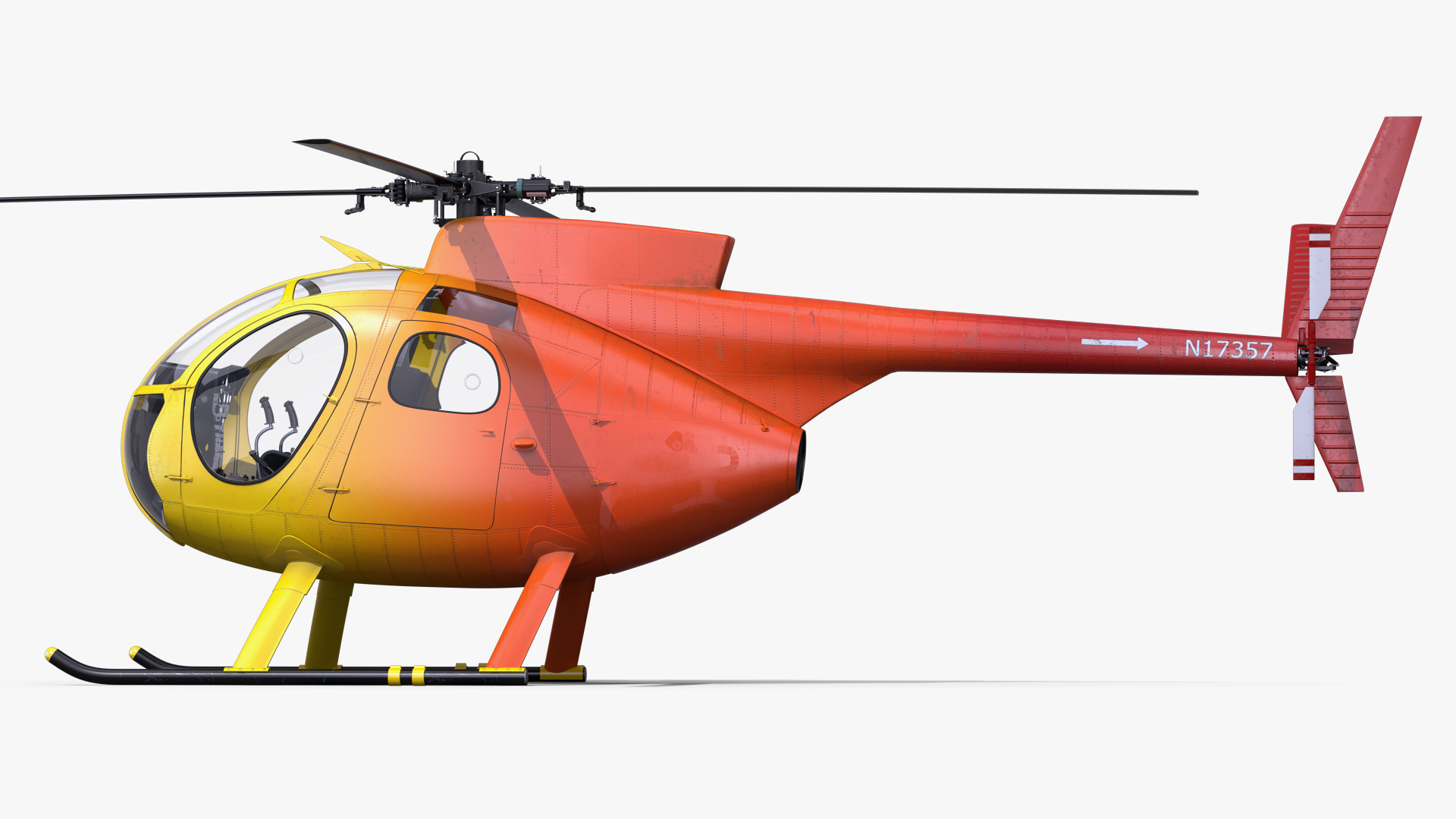 Hughes oh-6 cayuse model - TurboSquid 1204180