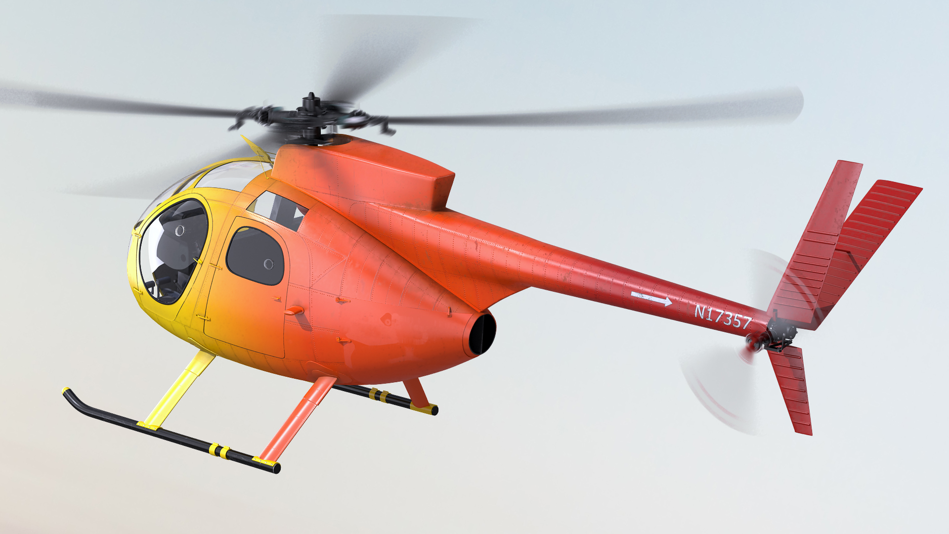 Hughes oh-6 cayuse model - TurboSquid 1204180