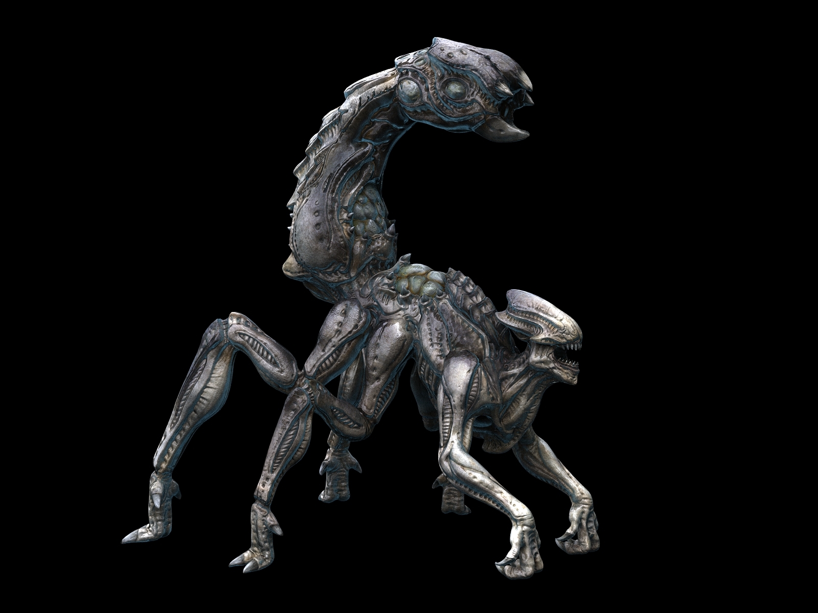 Alien queen creature hd 3D model - TurboSquid 1204228